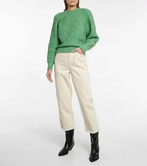 Isabel Marant Dahope Leather Western Boots