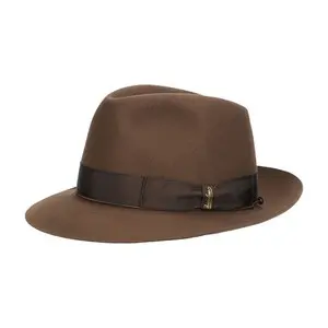 Borsalino Beaver Medium Brim - Brown