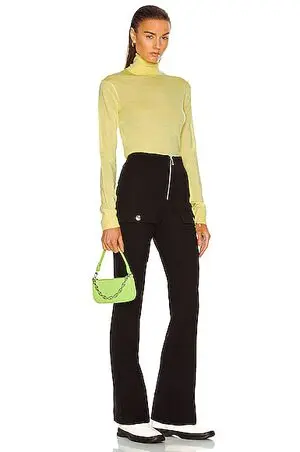 By Far Mini Rachel Bag In Green