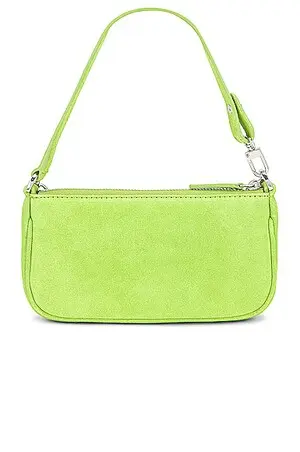 By Far Mini Rachel Bag In Green