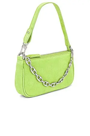 By Far Mini Rachel Bag In Green