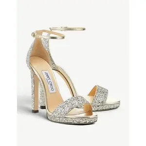 JIMMY CHOO Misty 120 Suede Heeled Sandals