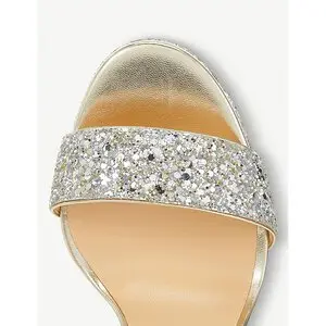 JIMMY CHOO Misty 120 Suede Heeled Sandals