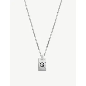 Gucci Ghost Sterling Skull Necklace