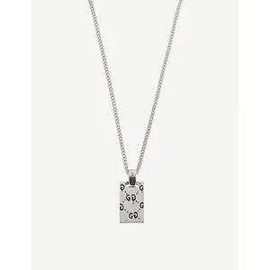 Gucci Ghost Sterling Skull Necklace