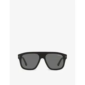 TOM FORD Square-frame Acetate Sunglasses - Black