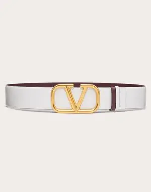 Valentino Garavani Valentino Garavani Reversible VLogo Signature Belt White