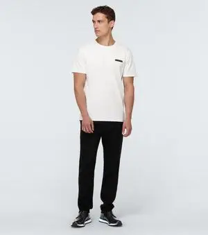 Berluti T-shirt With Leather Detail