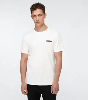 Berluti T-shirt With Leather Detail