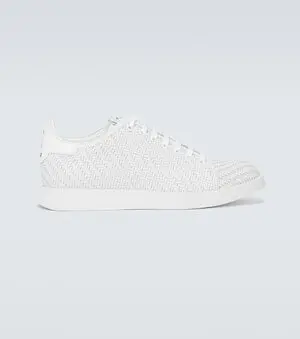 Berluti Stellar Braided Leather Sneakers