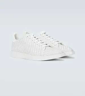 Berluti Stellar Braided Leather Sneakers