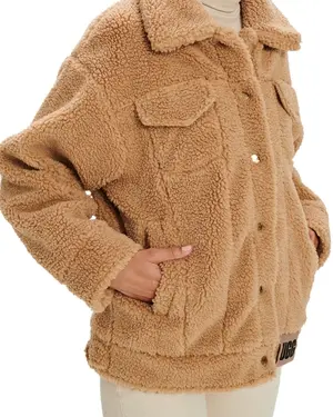 UGG Frankie Sherpa Trucker Jacket - Camel