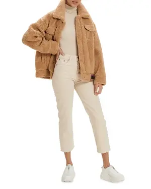 UGG Frankie Sherpa Trucker Jacket - Camel