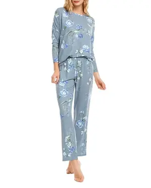 Flora Nikrooz Kathy Knit Pajama Set Steel
