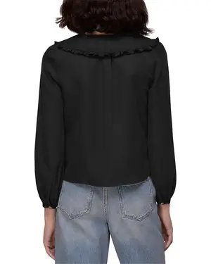 Whistles Oversized Collar Detail Top