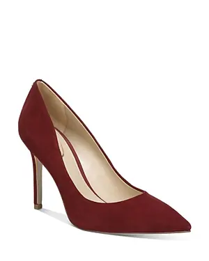 Sam Edelman Sam Edelman Women's Hazel Pointed Toe Pumps Bordeaux