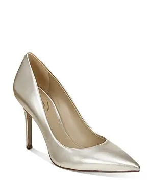 Sam Edelman Sam Edelman Women's Hazel Pointed Toe Pumps Light Gold
