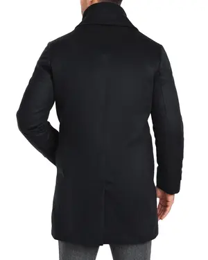 NORWEGIAN WOOL Down Filled Coat - Navy