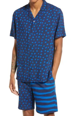 Nordstrom Cristina Martinez Cloud Print Button-up Shirt