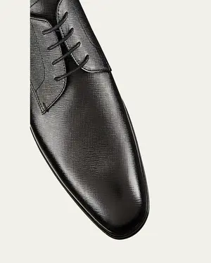 Prada Saffiano Leather Lace-up Shoes