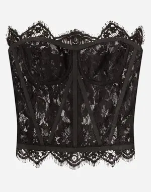 DOLCE & GABBANA Dolce & Gabbana Short Galloon Lace Bustier