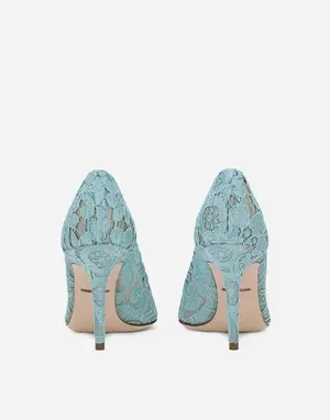 Dolce & Gabbana Bellucci Lace Pumps - Azure