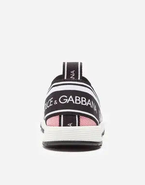 Dolce & Gabbana Sorrento Slip-on Sneakers With Logo Tape - Pink