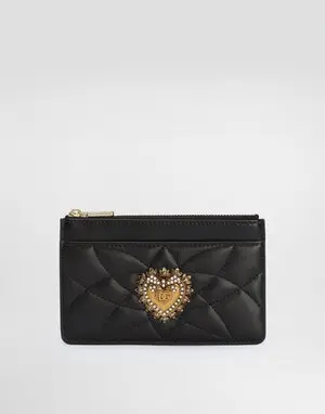 Dolce & Gabbana Medium Devotion Card Holder - Black