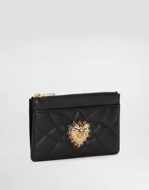 Dolce & Gabbana Medium Devotion Card Holder - Black