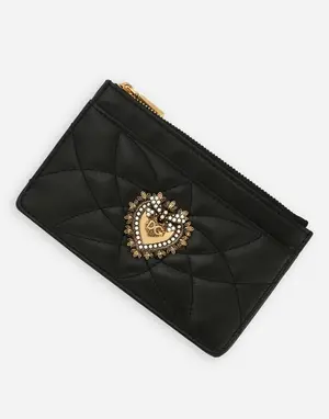 Dolce & Gabbana Medium Devotion Card Holder - Black