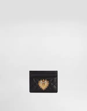 Dolce & Gabbana Devotion Credit Card Holder - Black