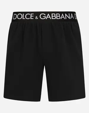 Dolce & Gabbana Two-way Stretch Cotton Boxer Shorts - Black