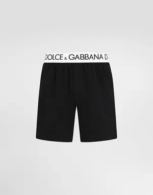 Dolce & Gabbana Two-way Stretch Cotton Boxer Shorts - Black