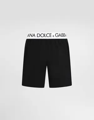Dolce & Gabbana Two-way Stretch Cotton Boxer Shorts - Black