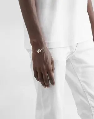 Dolce & Gabbana Dg Logo Link Bracelet