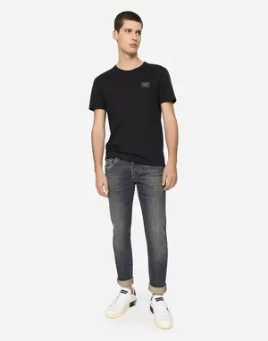 Dolce & Gabbana Light Wash Skinny Stretch Jeans