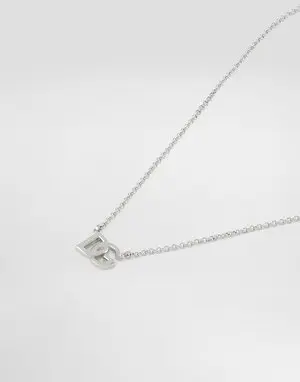 Dolce & Gabbana Link Choker With Dg Logo - Silver