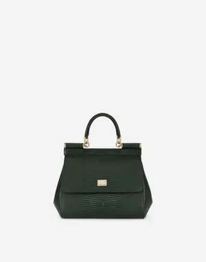 Dolce & Gabbana Medium Sicily Handbag - Green