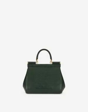 Dolce & Gabbana Medium Sicily Handbag - Green