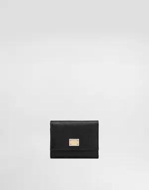 Dolce & Gabbana Dauphine Calfskin Wallet - Black