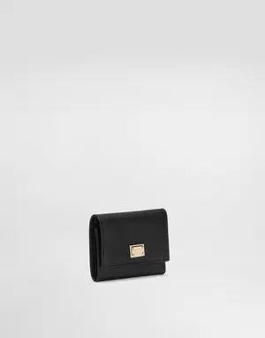 Dolce & Gabbana Dauphine Calfskin Wallet - Black