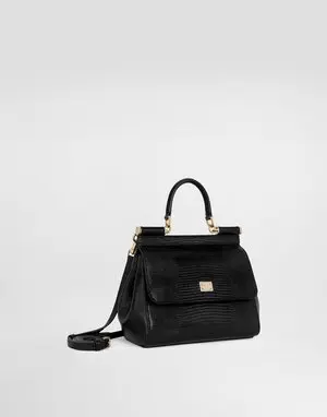 Dolce & Gabbana Medium Sicily Handbag - Black