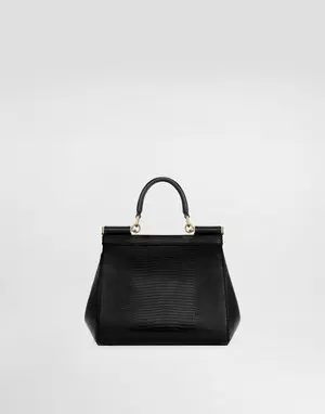 Dolce & Gabbana Medium Sicily Handbag - Black
