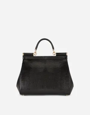 Dolce & Gabbana Large Sicily Handbag - Black