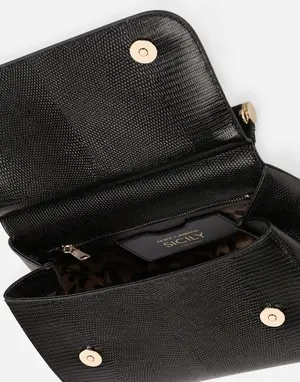 Dolce & Gabbana Large Sicily Handbag - Black