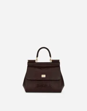 Dolce & Gabbana Medium Sicily Bag - Bordeaux