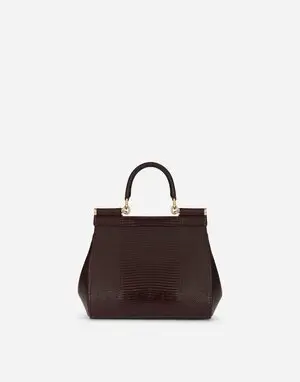 Dolce & Gabbana Medium Sicily Bag - Bordeaux