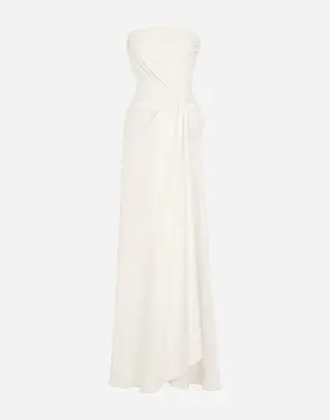 Dolce & Gabbana Long Sable Dress With Slit
