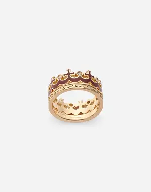 Dolce & Gabbana 18-carat Yellow And Diamond Ring - Gold