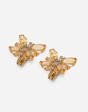 Dolce & Gabbana 18-karat Yellow Gemstone Earrings